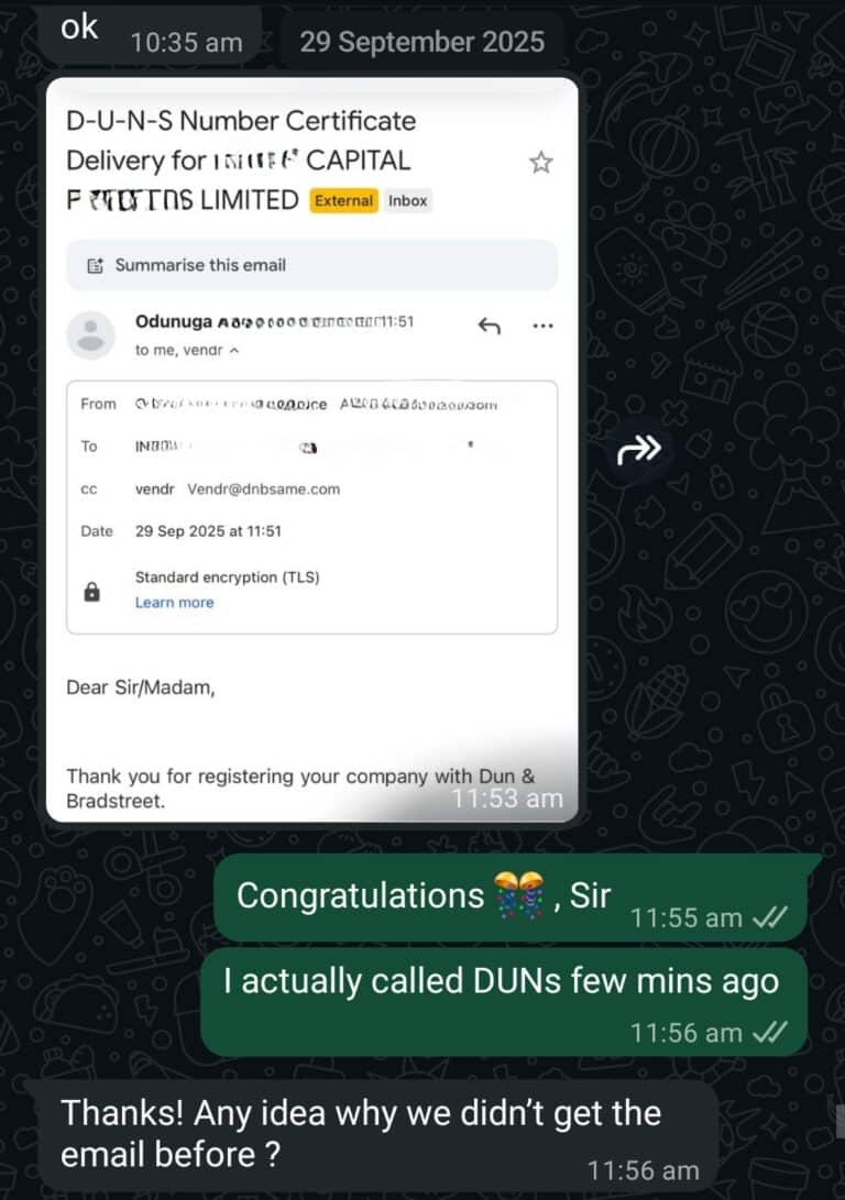 How To Get DUNS Number Certificate Online in Nigeria