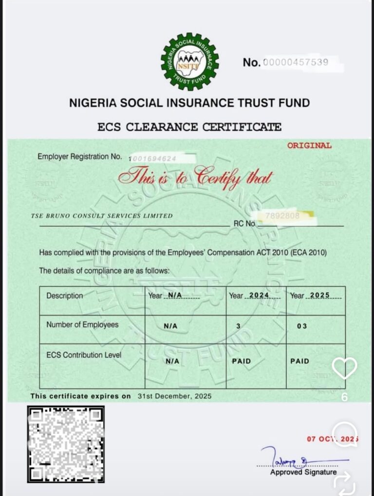 NSITF Registration Requirements: Cost to Get Certificate